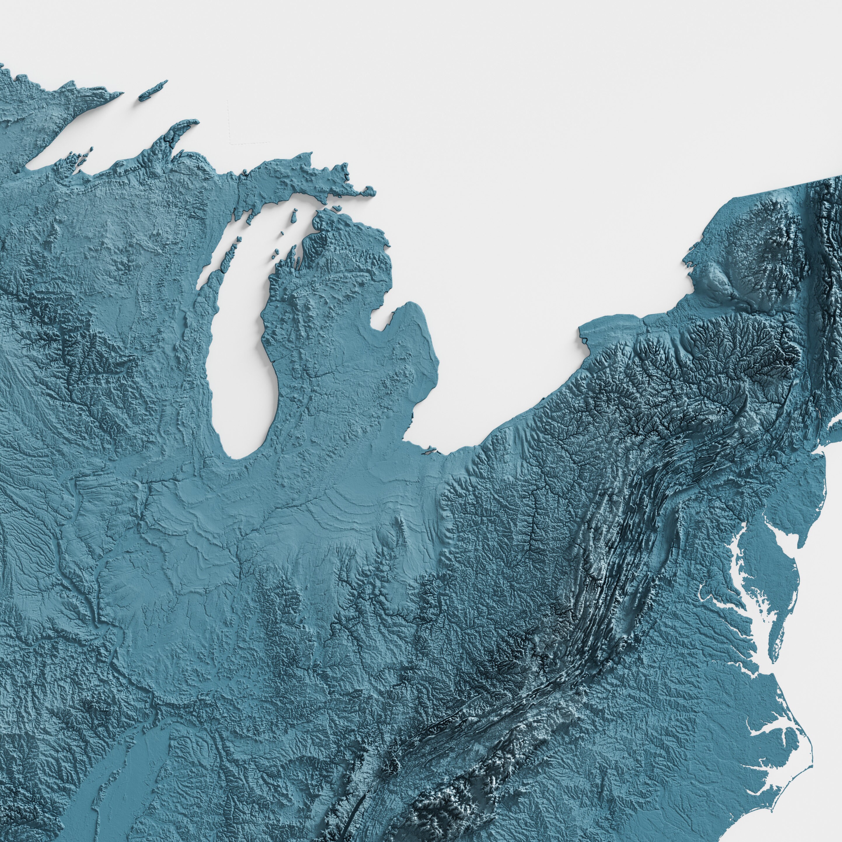 United States Shaded Relief Map Natural Topography - Etsy United States Shaded Relief Map Natural Topography - Etsy
