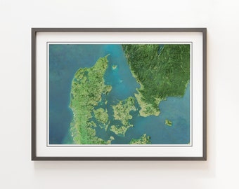 Cape Cod Massachusetts Shaded Relief Map Imagery - Etsy