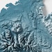 Cumbria County, England - Shaded Relief Map - Natural Topography - Etsy