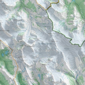 The Columbia and Clemenceau Icefields, Alberta and British Columbia ...