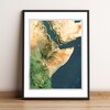 Mogadishu Map Poster, Mogadishu Map Print, Mogadishu Personalized Map ...