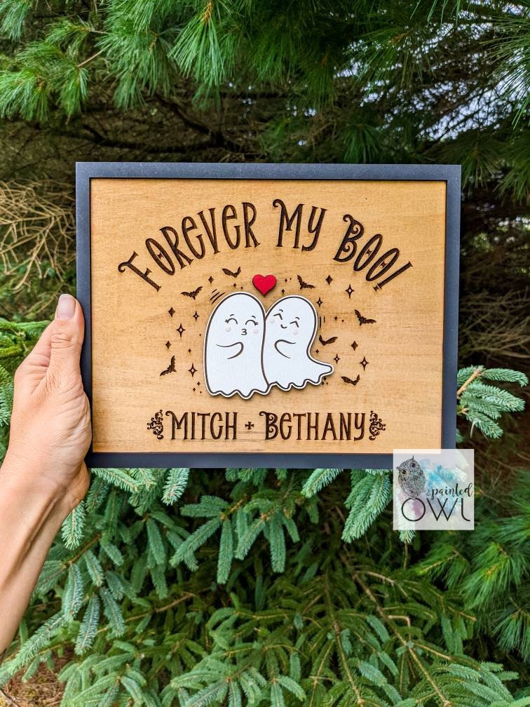 PERSONALIZED Forever My Boo Sign Halloween Decor - Etsy