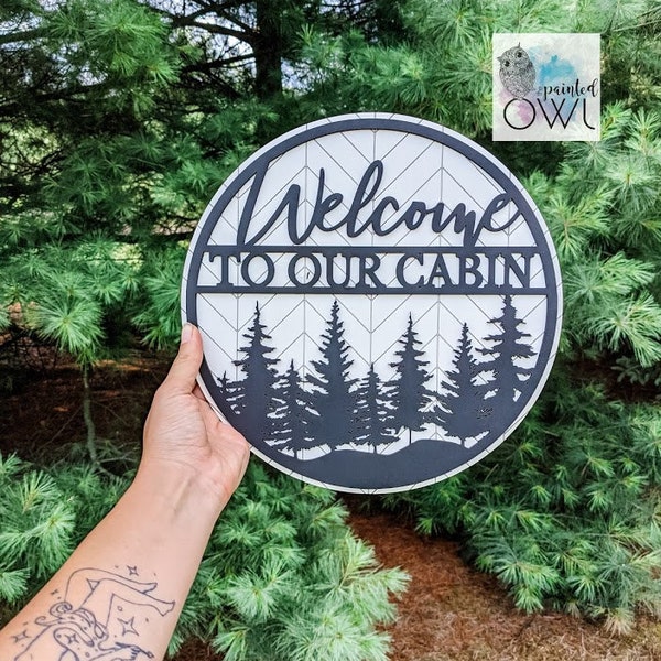 Welcome to the Cabin - Etsy