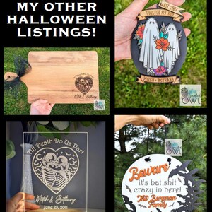 PERSONALIZED Forever My Boo Sign, Halloween Decor, Cottagecore Decor ...