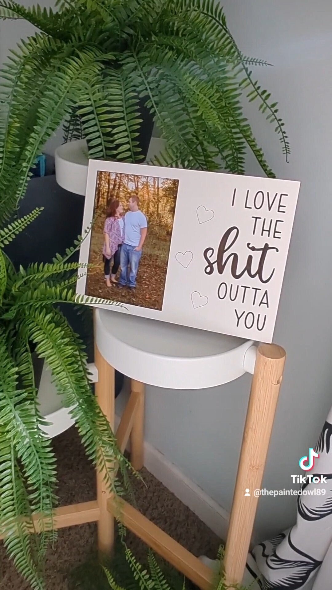 I Love the SHIT Outta You Picture Frame/ Valentines Day Gift/ Couples ...