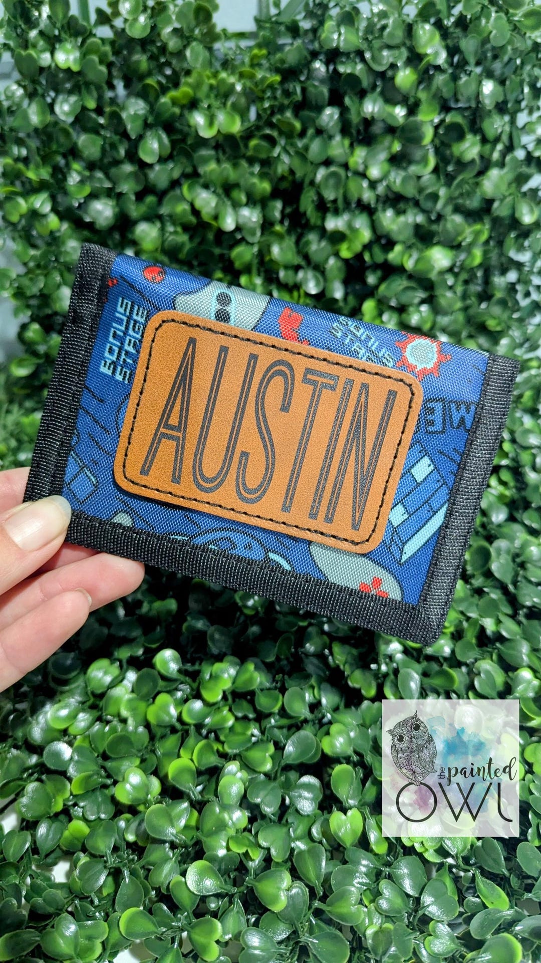 Personalized Kid Wallets/ Personalized Kid Gift/ Boy Gift/ Checkered ...