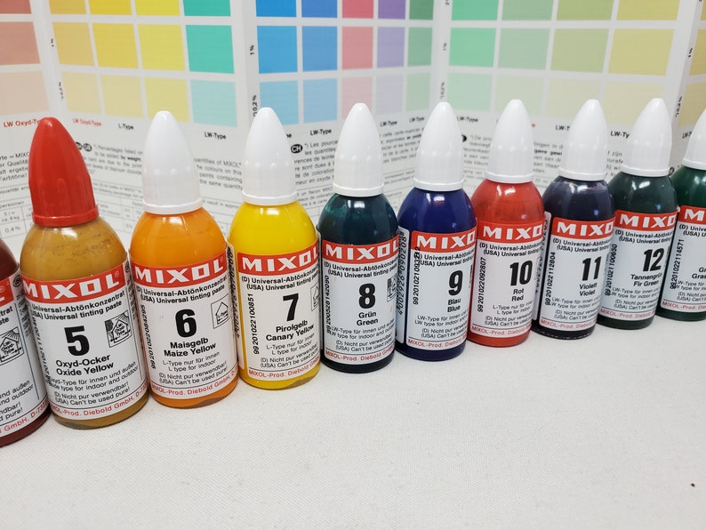 Mixol: A Multipurpose Tinted Base & Universal Colorant - Etsy