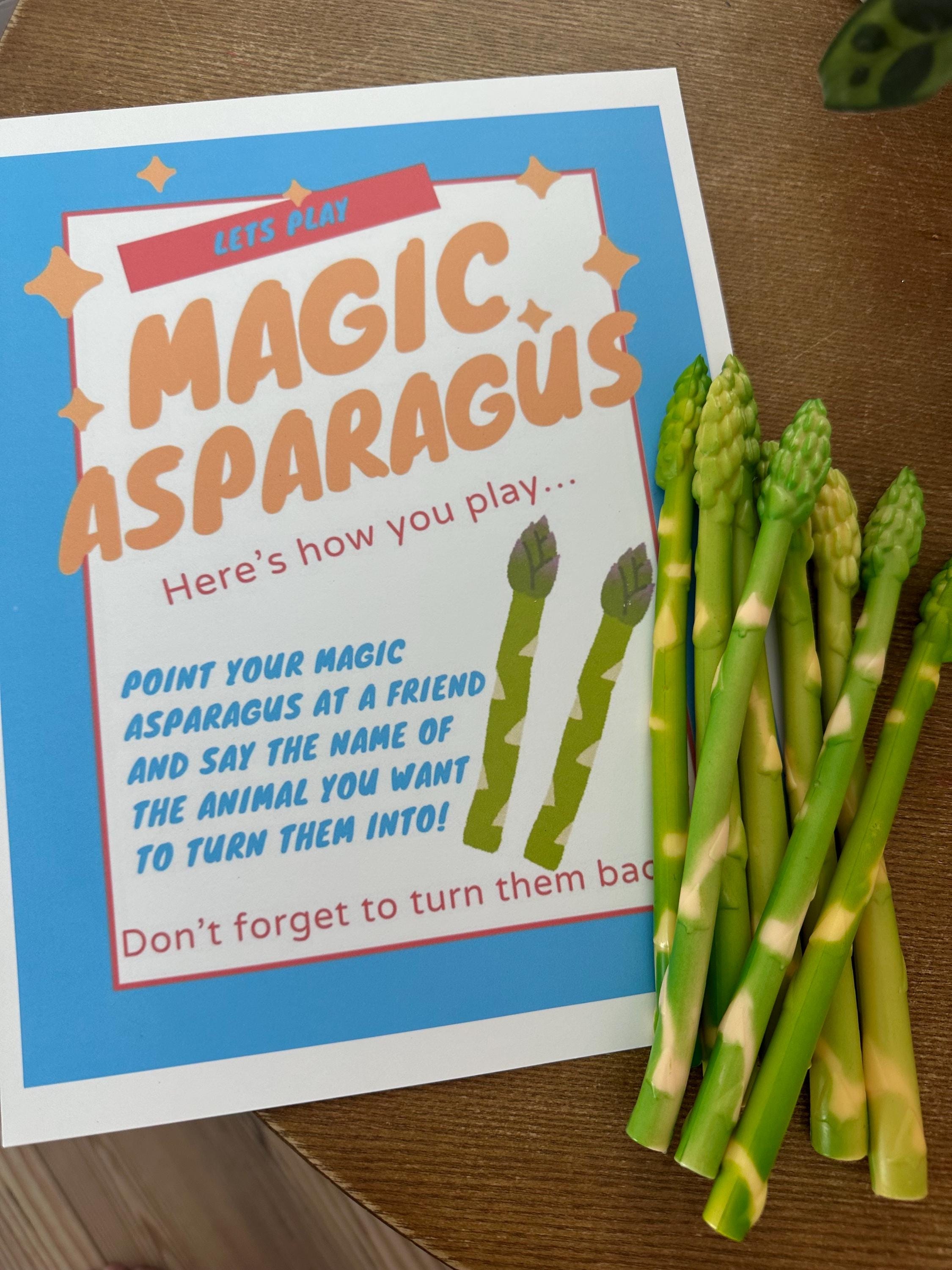 Bluey Inspired Magic Asparagus Game - Etsy