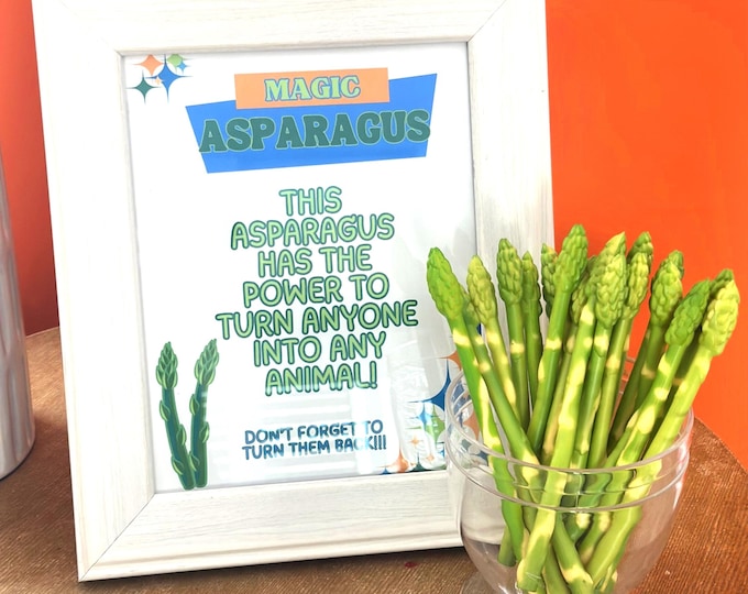 Magic Asparagus Wand Print Out - Bluey Inspired - Etsy Canada