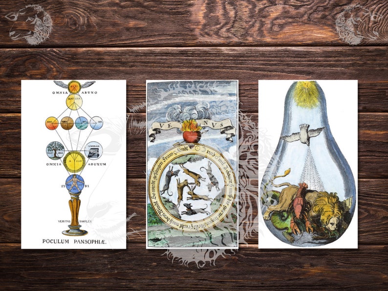 Alchemy Imagery, Diagrams, & Emblems HUGE 350 Bundle of Digitalized ...