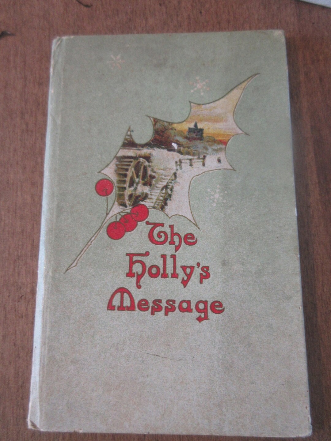 Early 1910s the Holly's Message by the Hayes Lithographing - Etsy