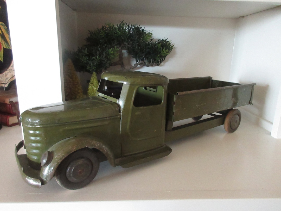 1930s Vintage (antique) Structo US Army Military Transport Truck, Rare ...