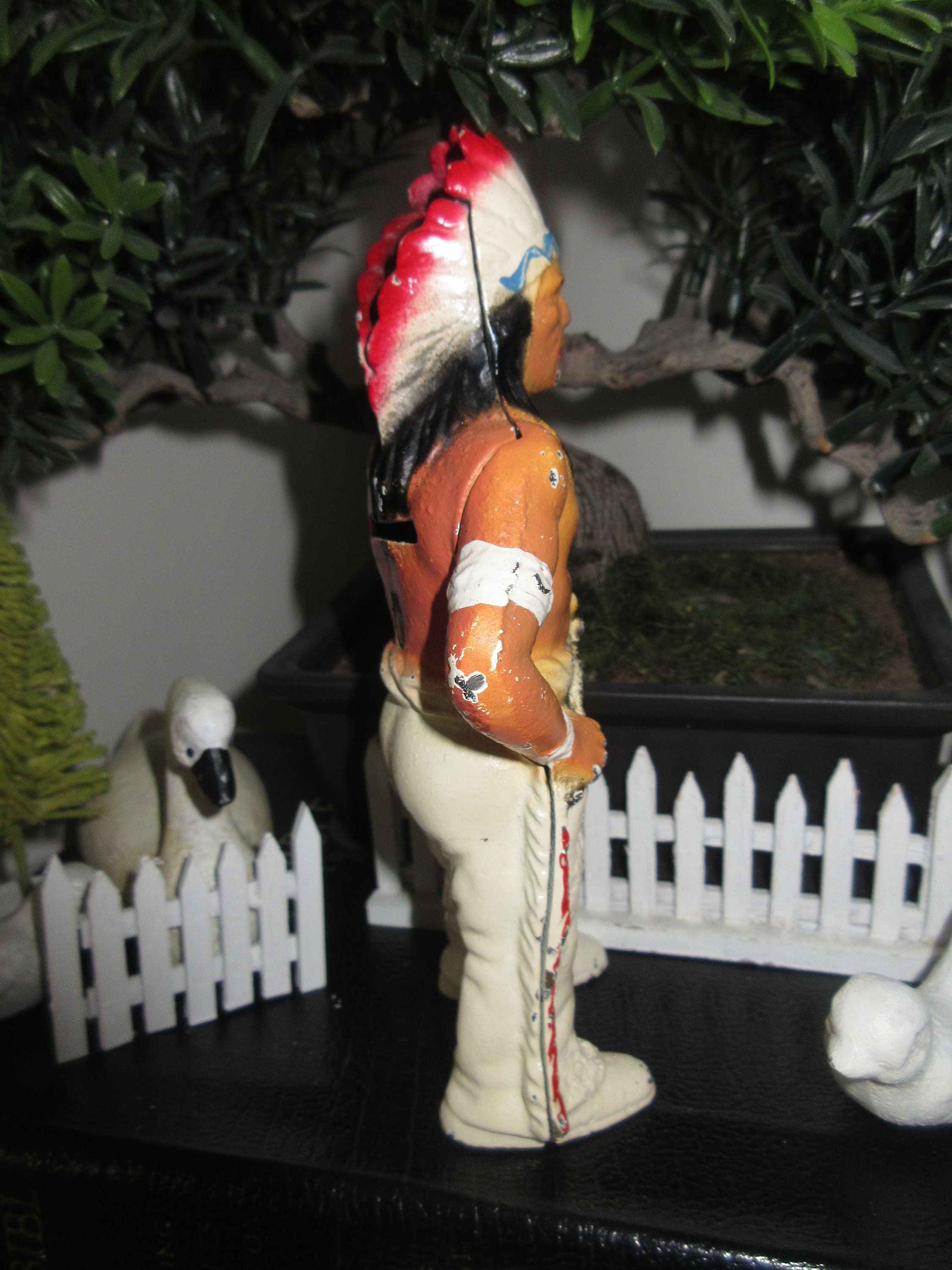 Vintage Cast Iron Scout Bank Vintage Native American Indian - Etsy