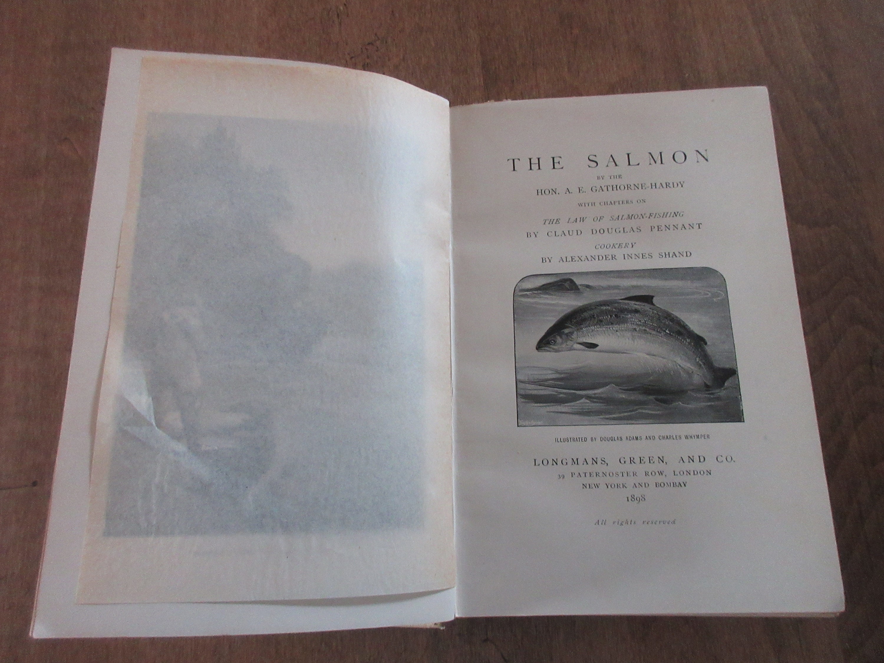 1898 Fur Feather and Fin Series Book the Salmon by Hon A. E. - Etsy