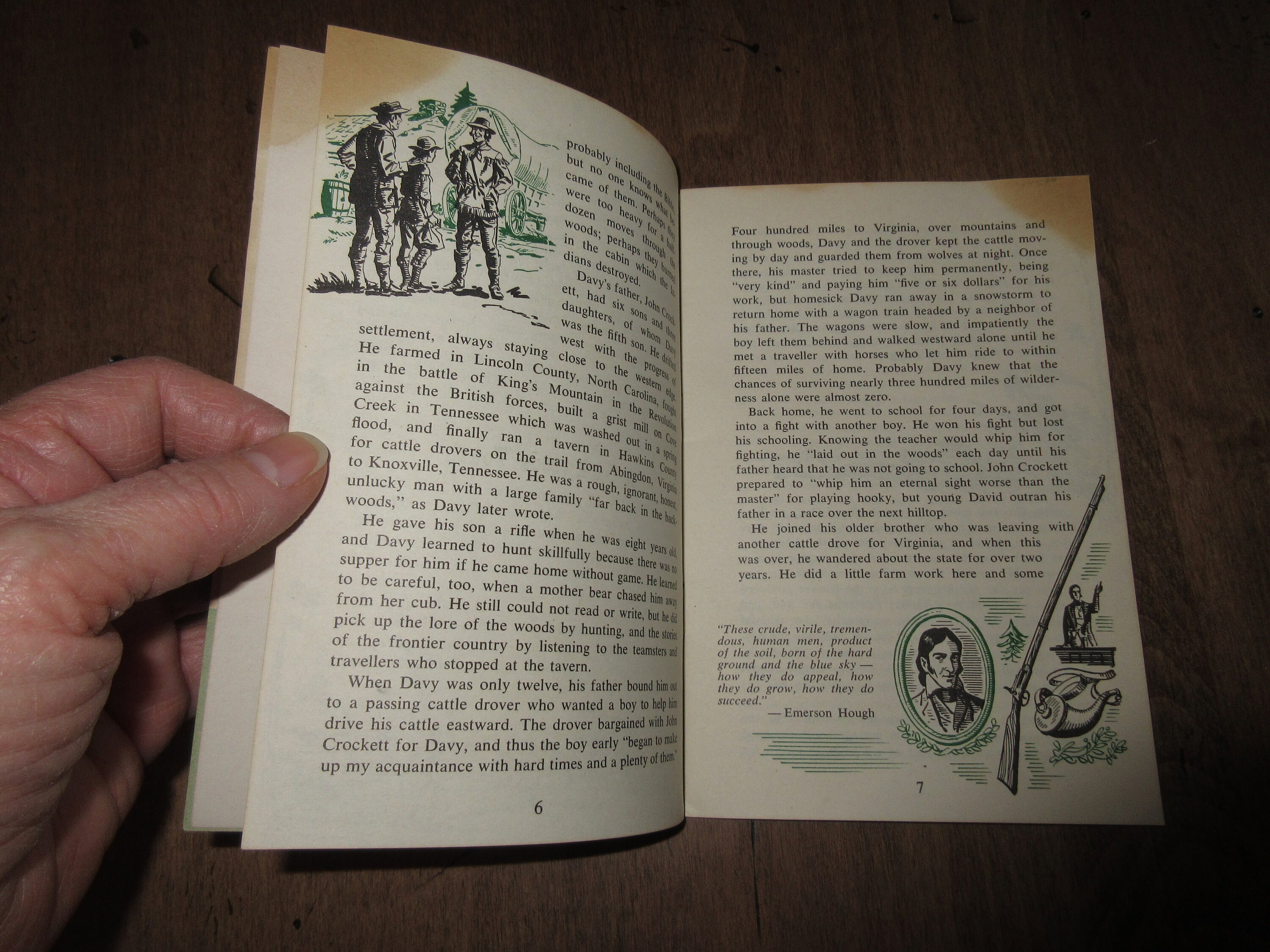 1955 Small Autobiography Davy Crockett Printed by the John | Etsy