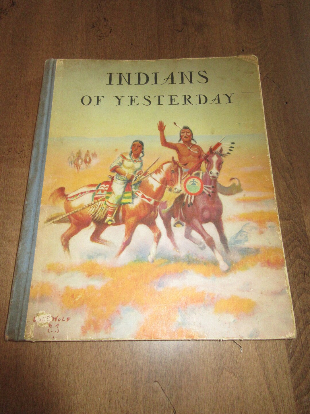 1940 Indians of Yesterday Marion E. Gridley Illustrated by Lone Wolf ...