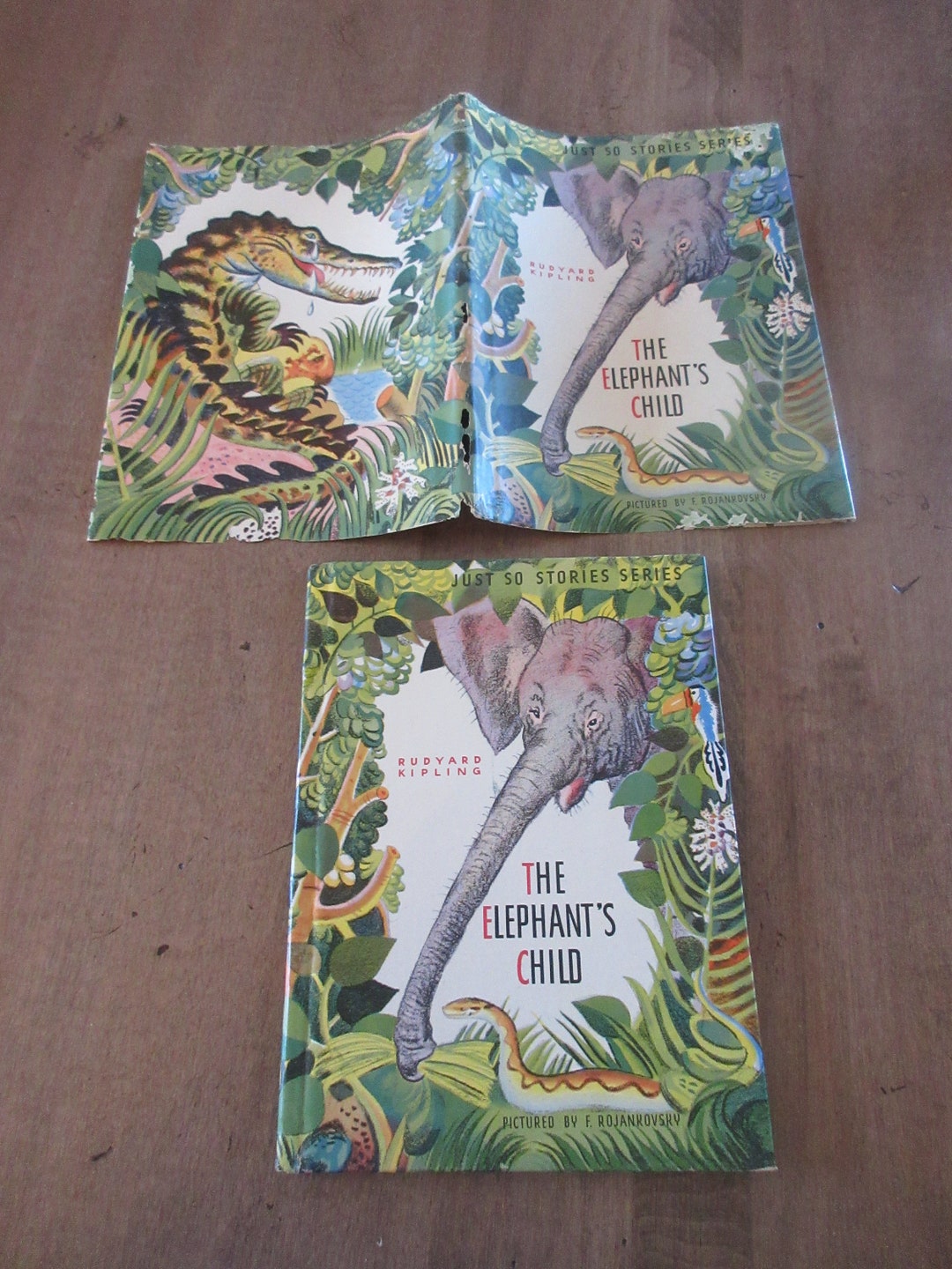 1942 the Elephant's Child Rudyard Kipling Pictured by F Rojankovsky ...