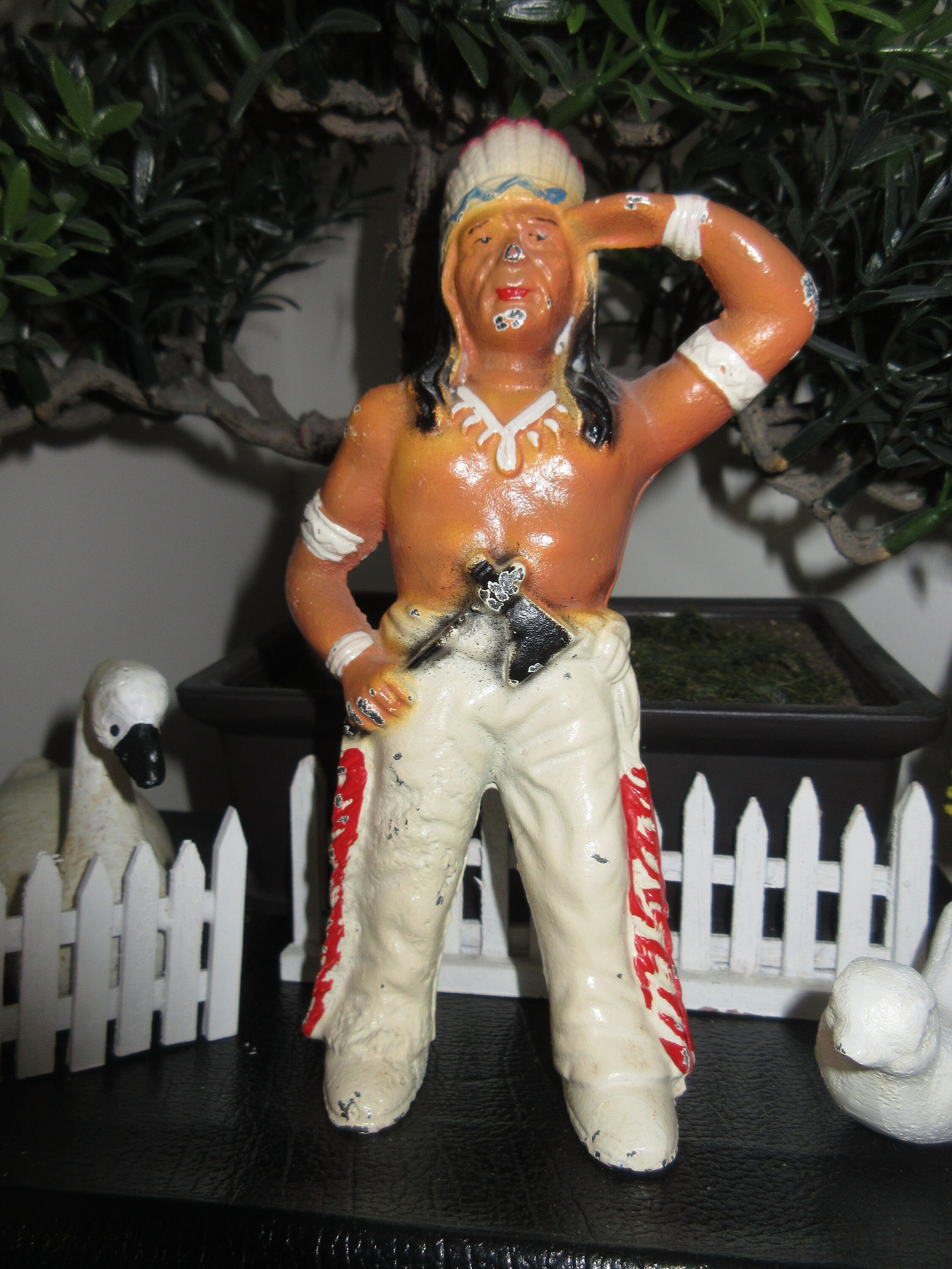 Vintage Cast Iron Scout Bank Vintage Native American Indian - Etsy