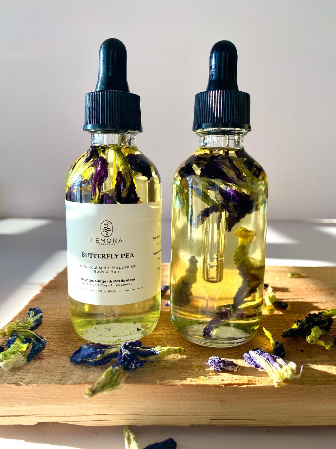 Butterfly Pea Flower Oil: Vegan Natural Hair & Body Oil With Orange ...