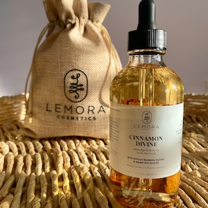 Cinnamon Body Oil - Solar Infused Cinnamon Massage Oil With Vanilla ...