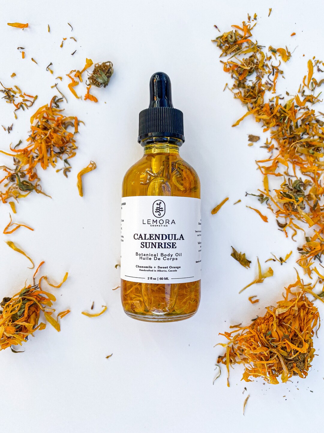 Calendula Infused Oil With Chamomile - Calendula Body Oil - Calendula ...