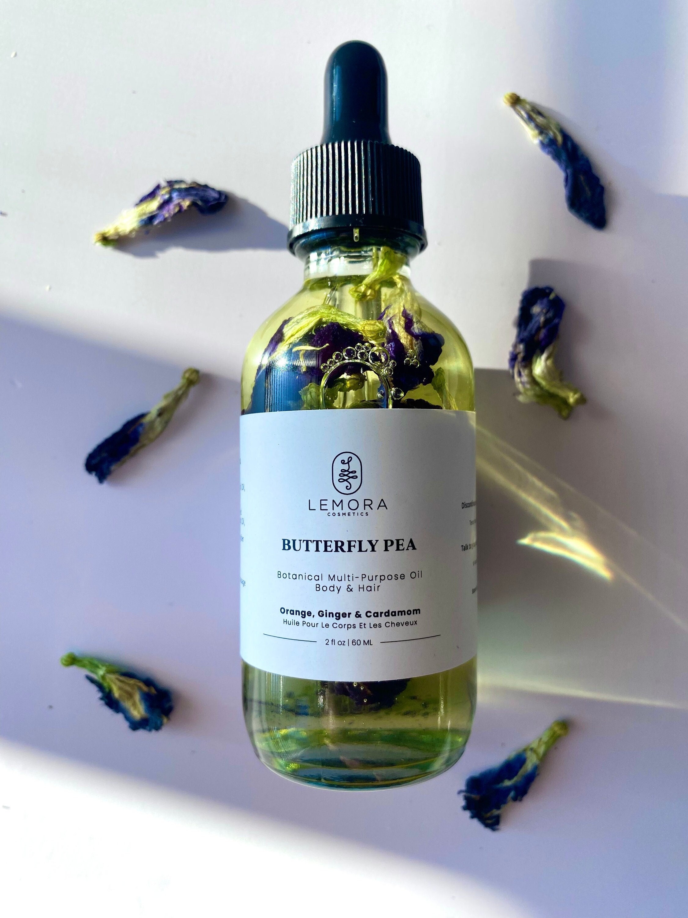 Butterfly Pea Flower Multi-use Oil for Skin & Hair, Butterfly Pea ...