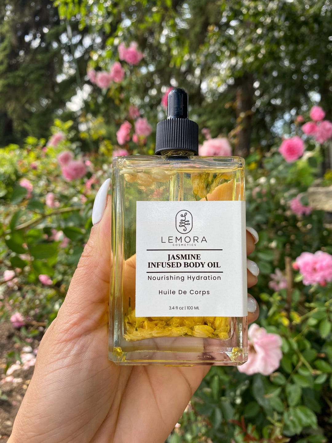 Jasmine Infused Body Oil: Natural Skin Moisturizer With Real Jasmine ...