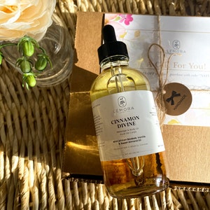 Cinnamon Body Oil - Solar Infused Cinnamon Massage Oil With Vanilla ...