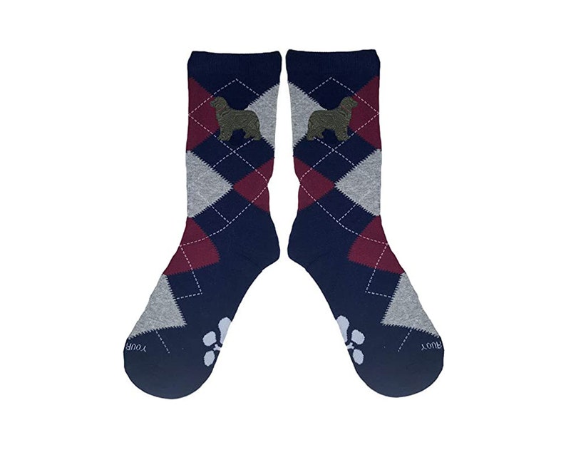 Embroidered Newfoundland Unisex Argyle Socks - Comfortable and ...