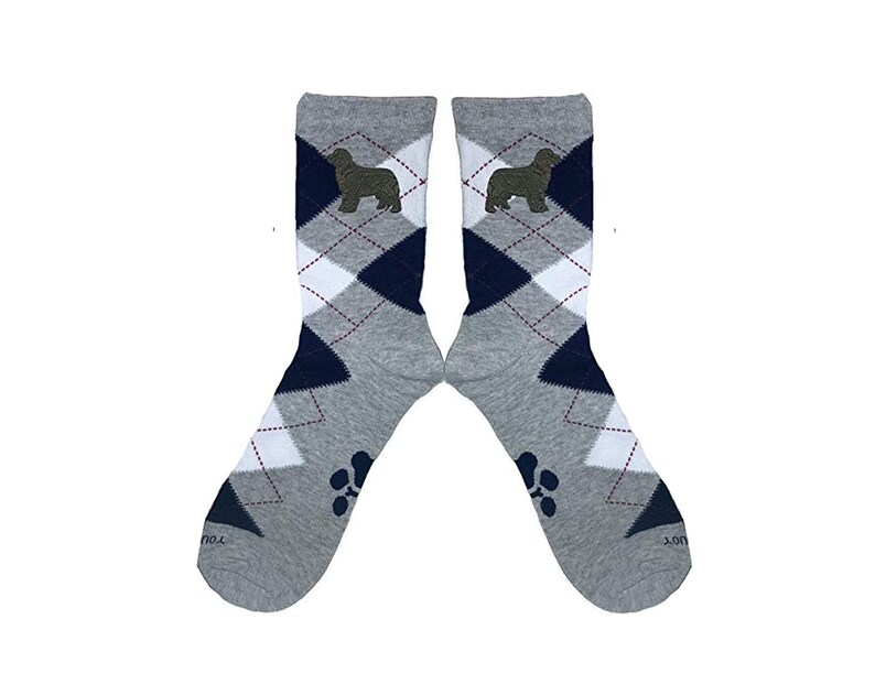 Embroidered Newfoundland Unisex Argyle Socks - Comfortable and ...