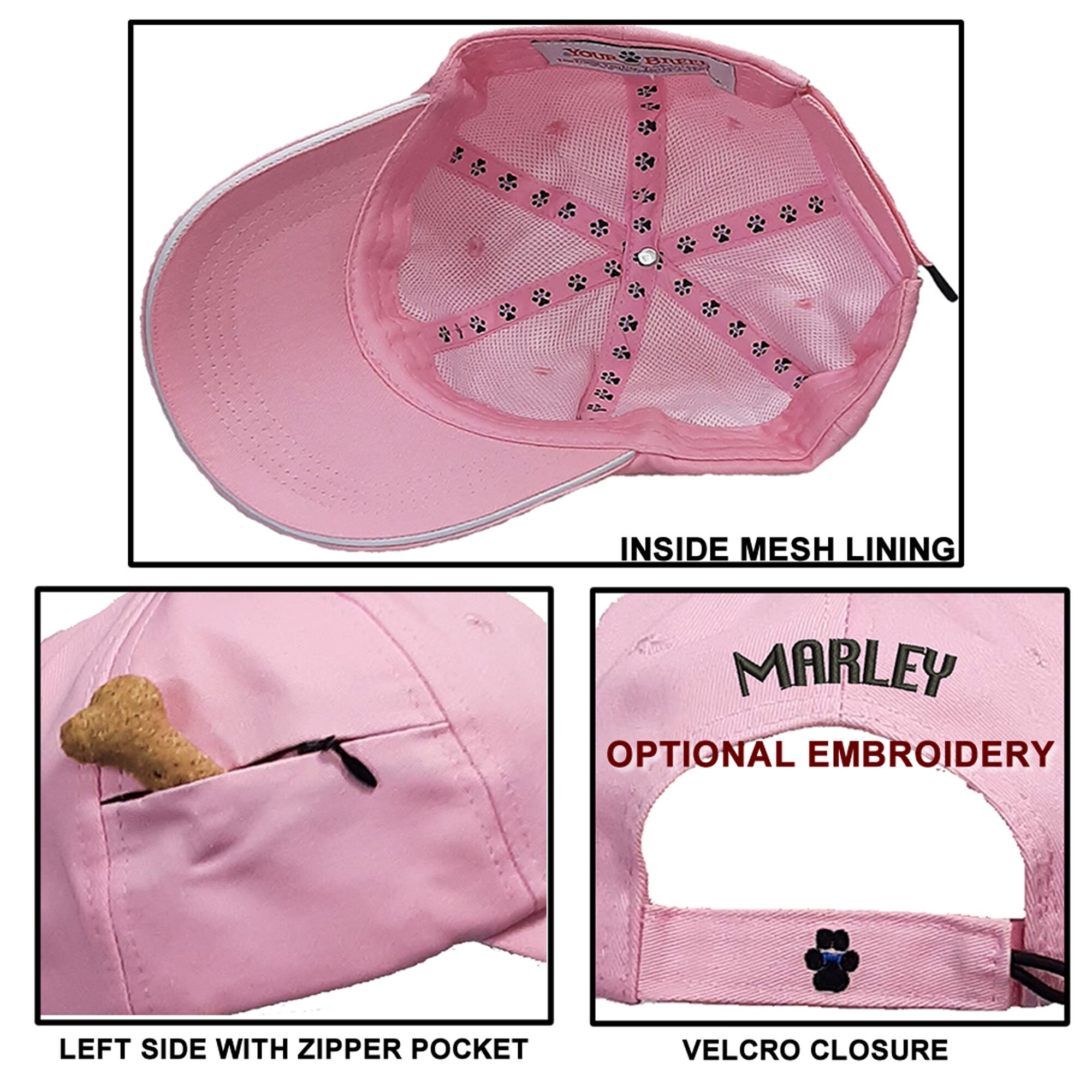 Japanese Chin Embroidered Unisex Baseball Caps - 100% Cotton Twill Soft ...