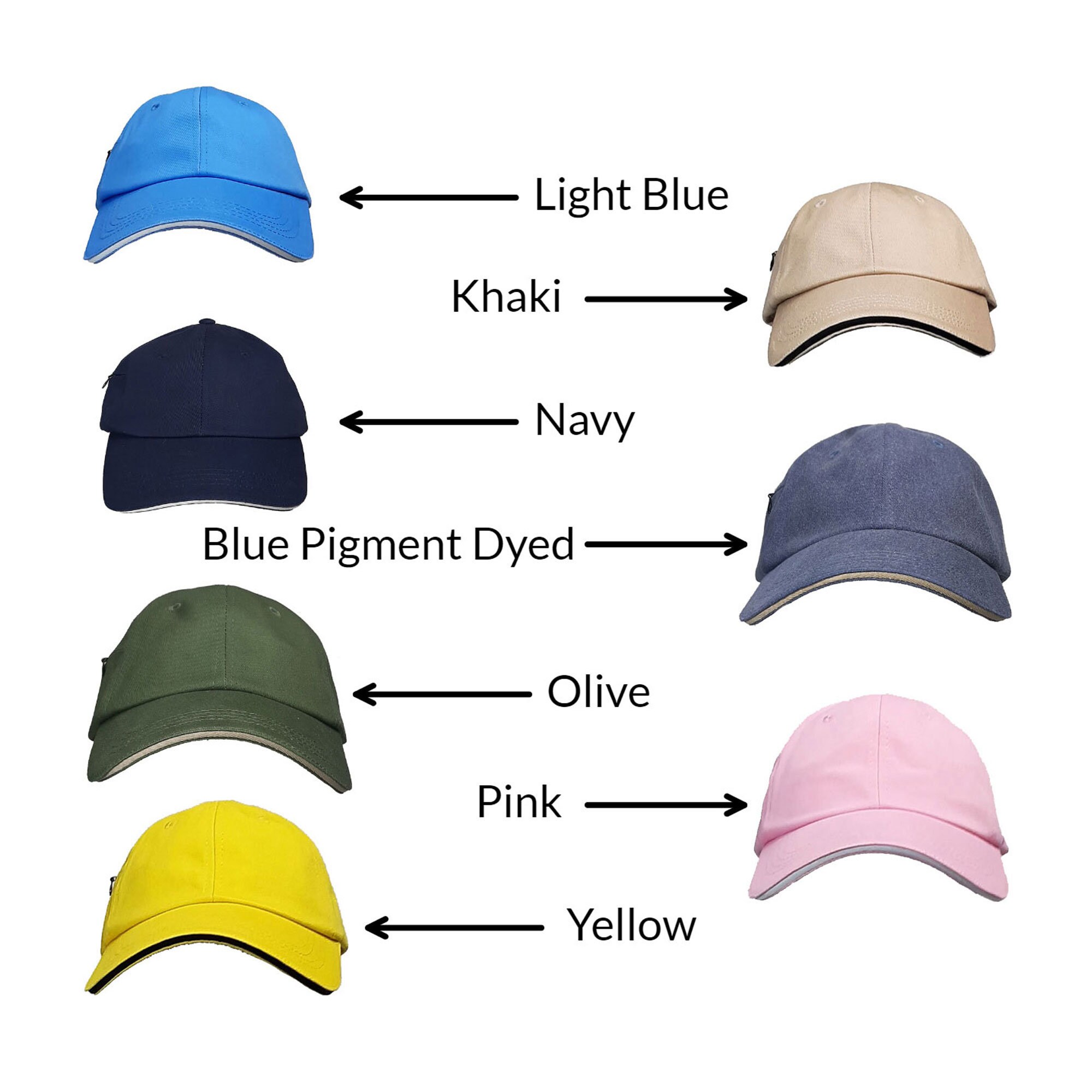 Japanese Chin Embroidered Unisex Baseball Caps - 100% Cotton Twill Soft ...