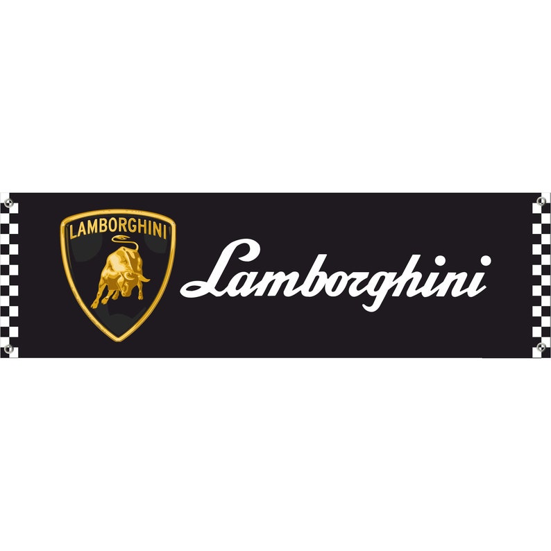 Party Supplies Party Décor Banners & Signs Lamborghini Logo Banner ...