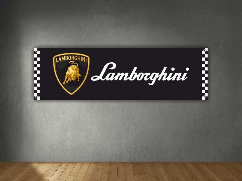 Party Supplies Party Décor Banners & Signs Lamborghini Logo Banner ...