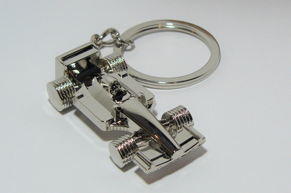 F1 Keychain / Stunning Chrome Plate Polished | Etsy