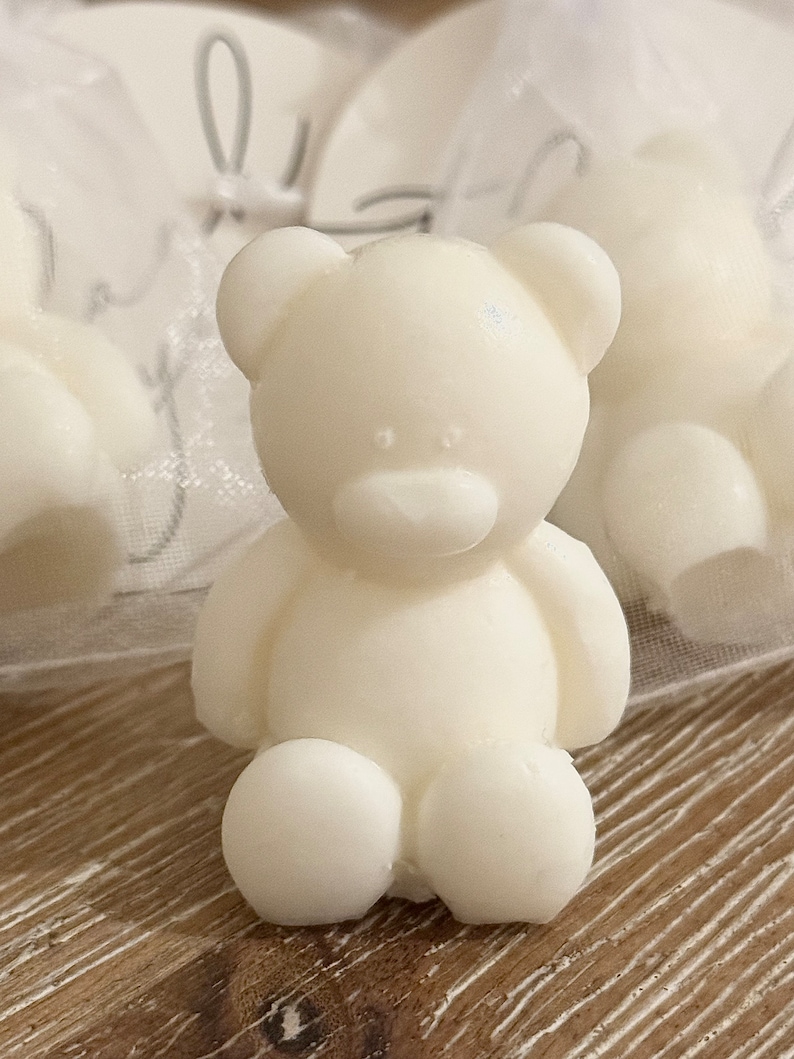 Teddy Bear Wax Melts Baby Shower Favours Baby Shower Gifts - Etsy UK