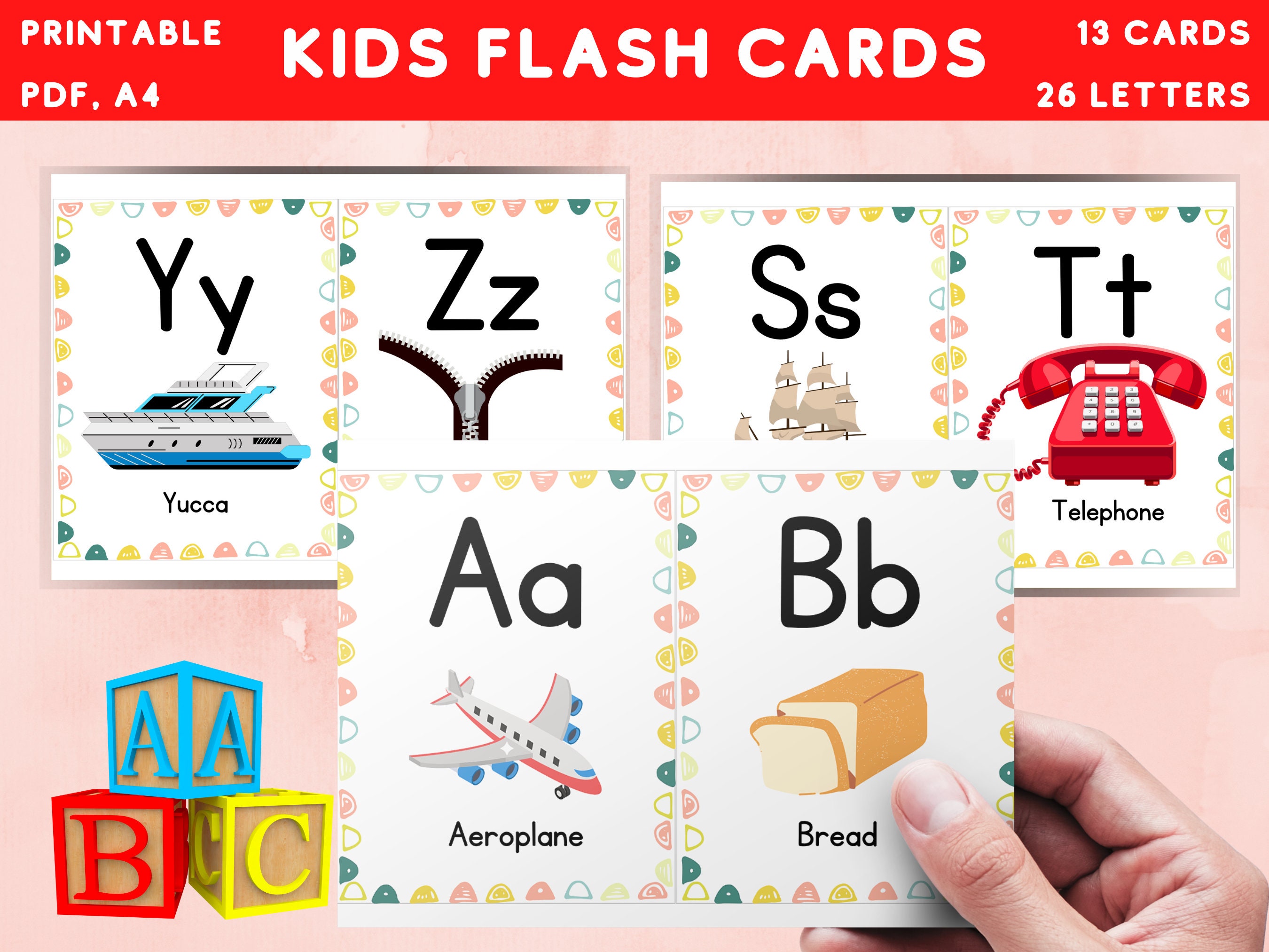 A-Z Name of Things Flashcards - Montessori Cards - Printable Picture ...