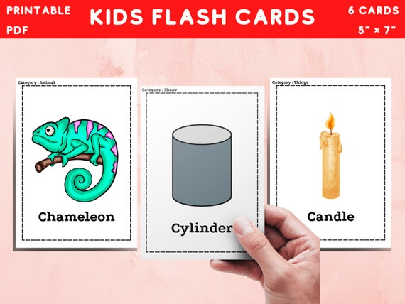 First Word Flash Cards Letter C Alphabet Flashcards Large - Etsy