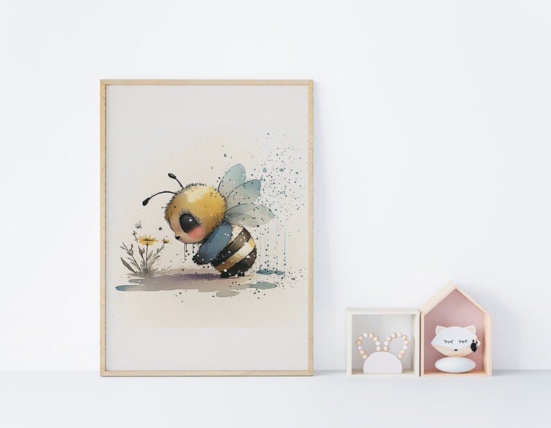 Set of 6 Cute Little Girl Printable Wall Art - Cute Children Prints ...