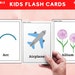 6 Categories Flashcard for Kids - Alphabet Flash Cards - Montessori ...