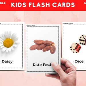 Alphabet "d" Flash Cards - Kids Learning Material, Montessori Cards ...