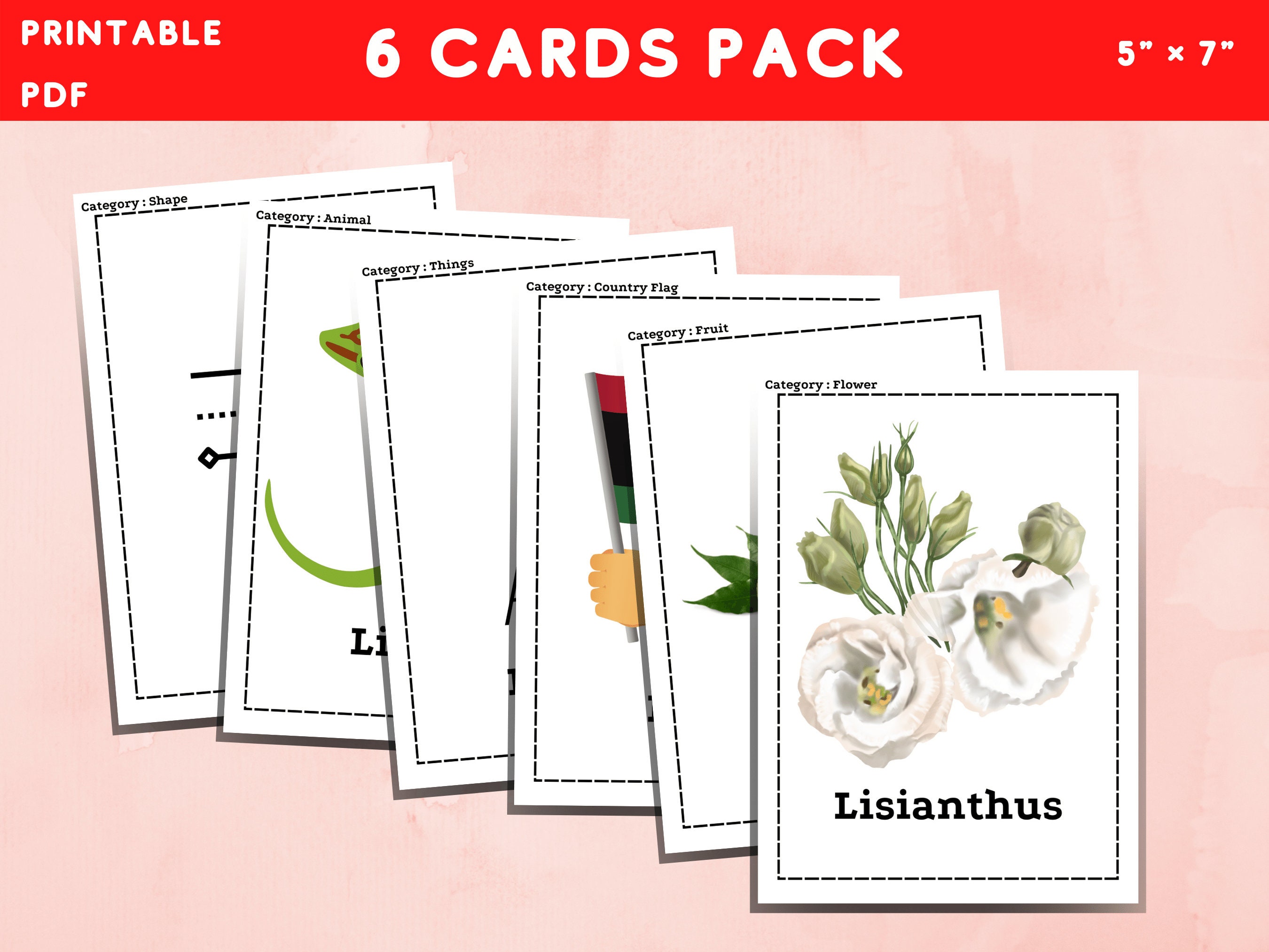 Infant Flashcards - Letter L Flash Cards - Montessori Learning Material ...