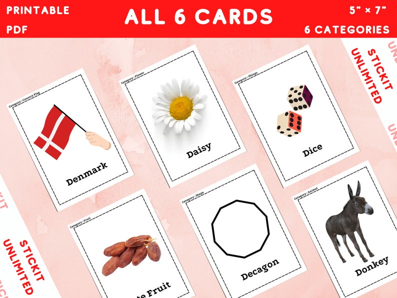 Alphabet d Flash Cards Kids Learning Material - Etsy