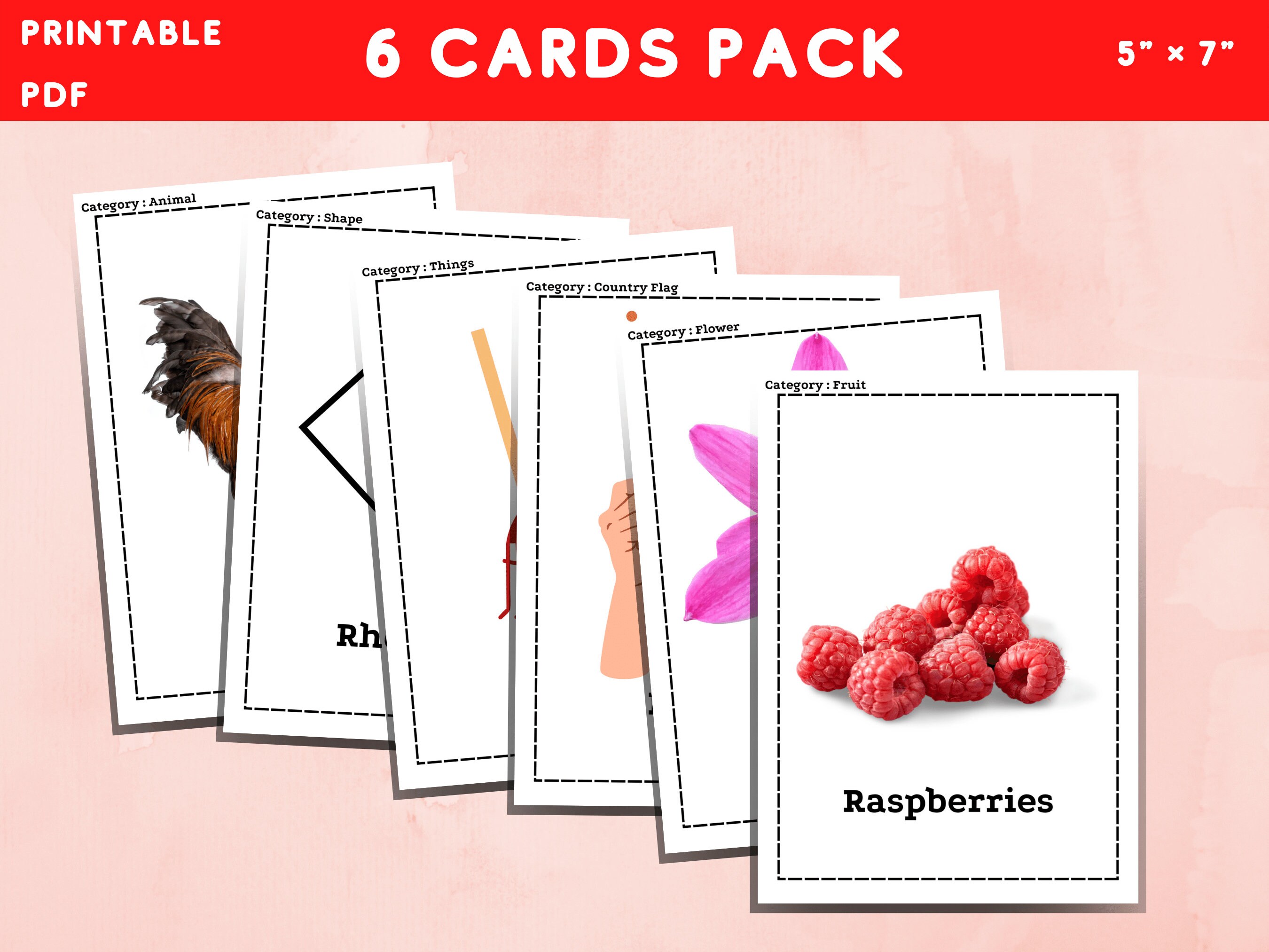 Letter R Montessori Flash Card - Infant Flash Cards - Classroom Poster ...