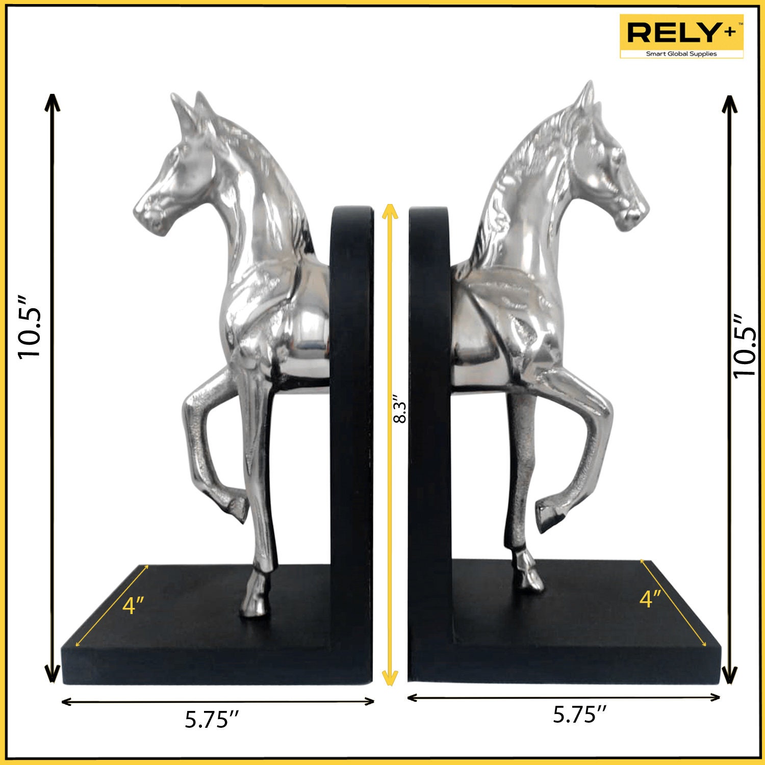 Rely Pair of Vintage Horse Head Bookends .Set of 2 Pegasus | Etsy