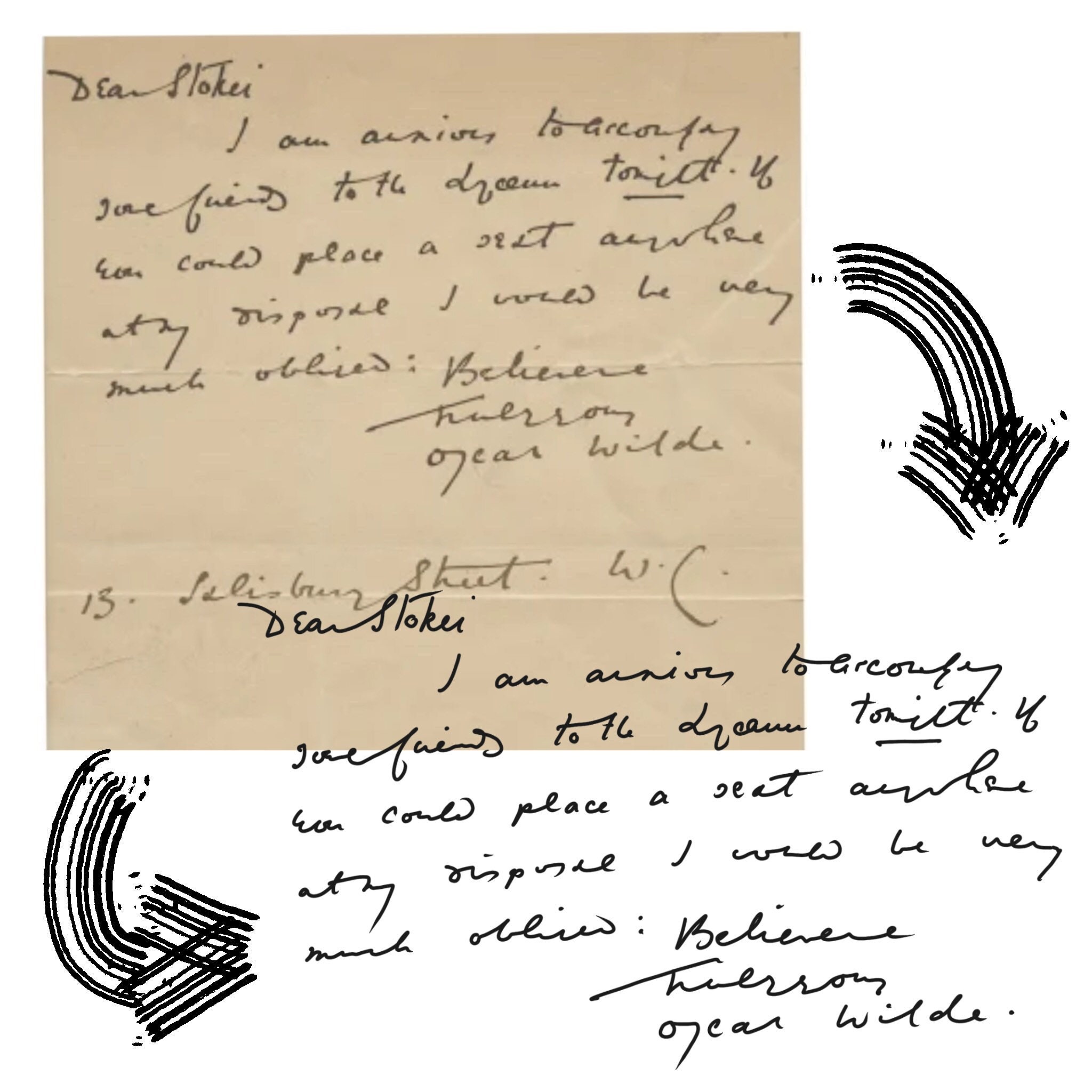 Oscar Wilde Handwriting Print DIGITAL DOWNLOAD Handwritten Print Fan ...
