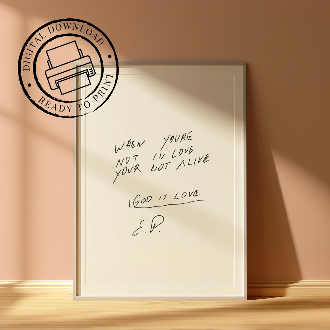 Elvis Presley Letter Handwriting | DIGITAL DOWNLOAD | Handwritten Print ...