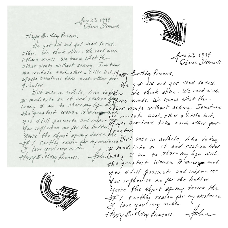 Johnny Cash Love Letter Handwriting Print | DIGITAL DOWNLOAD ...