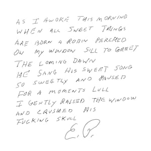 Elvis Presley Handwriting Print Handwritten Print Fan Wall Art Gift ...