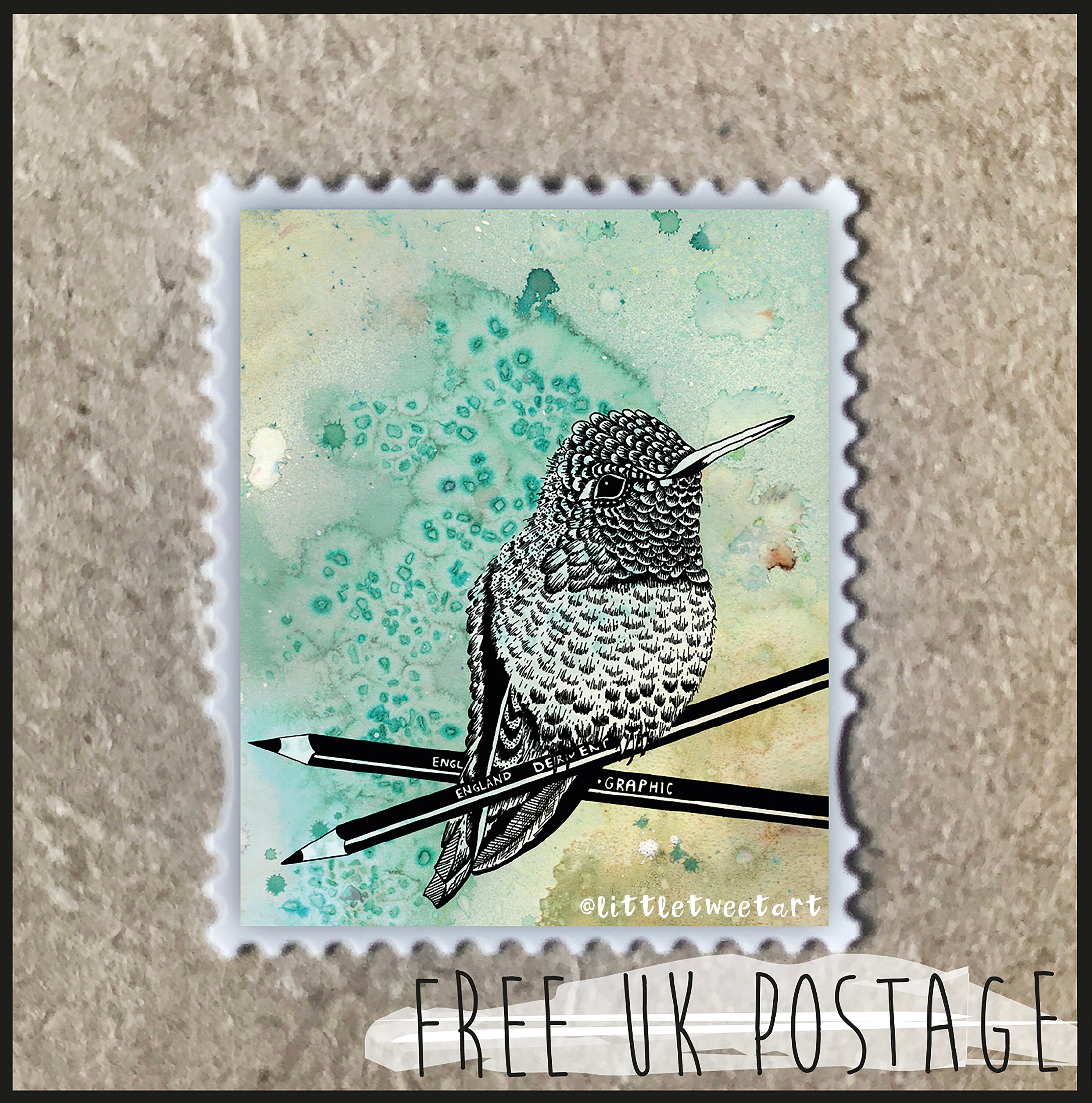 Eisvogel schwarz Stift Zeichnung - Tinte Vogel Illustration - Fine Art ...